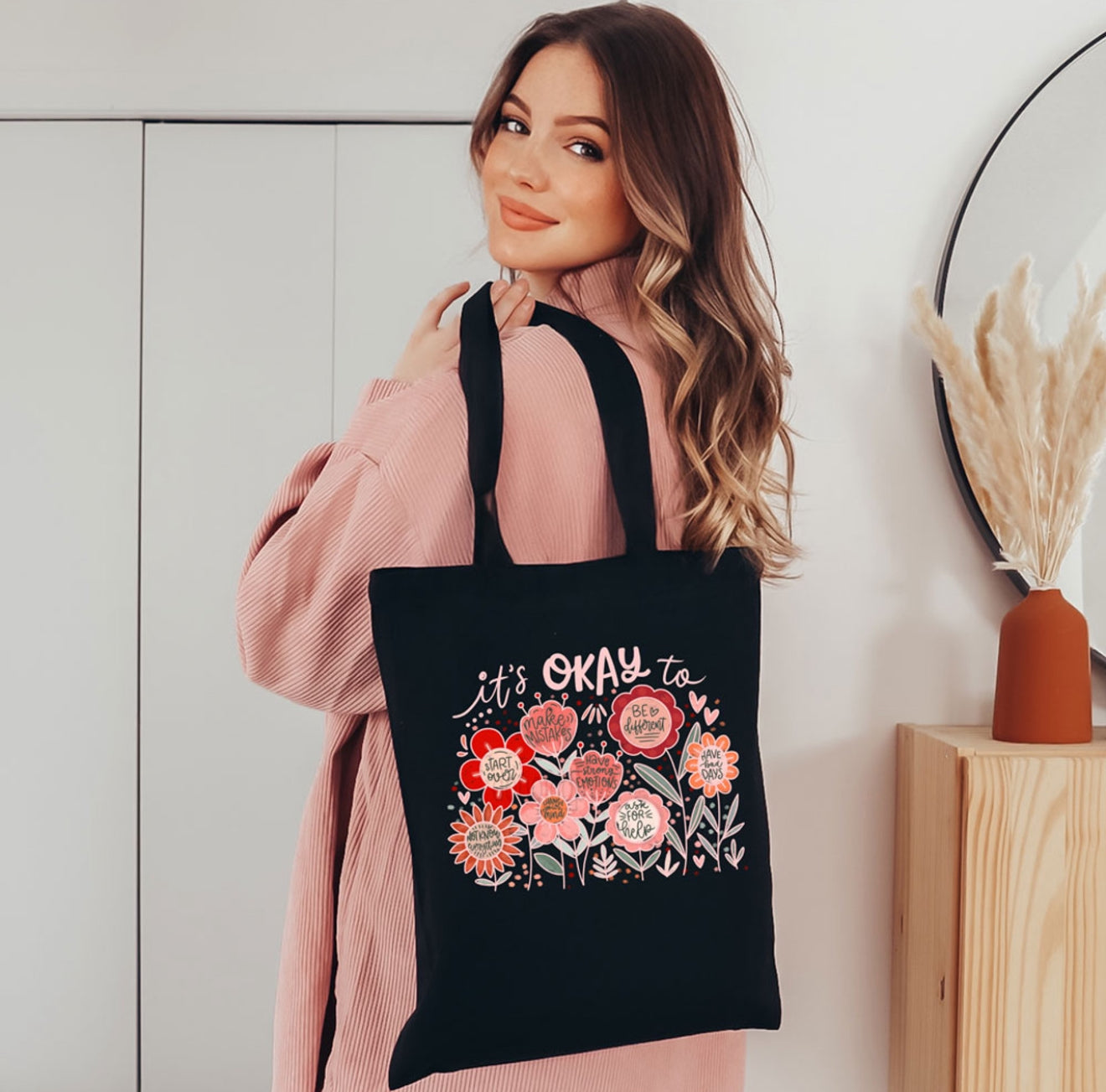 It's Okay To Sayings-Bags – HarlowFayeBoutique